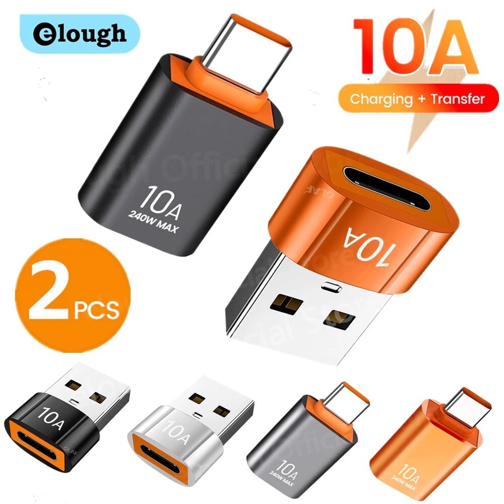 Адаптер USB 3.0 Type-C Orange 10A — фото 1
