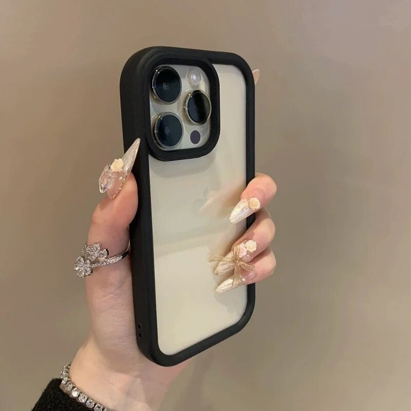 Черный чехол для iPhone 13 Pro Max, ударопрочный