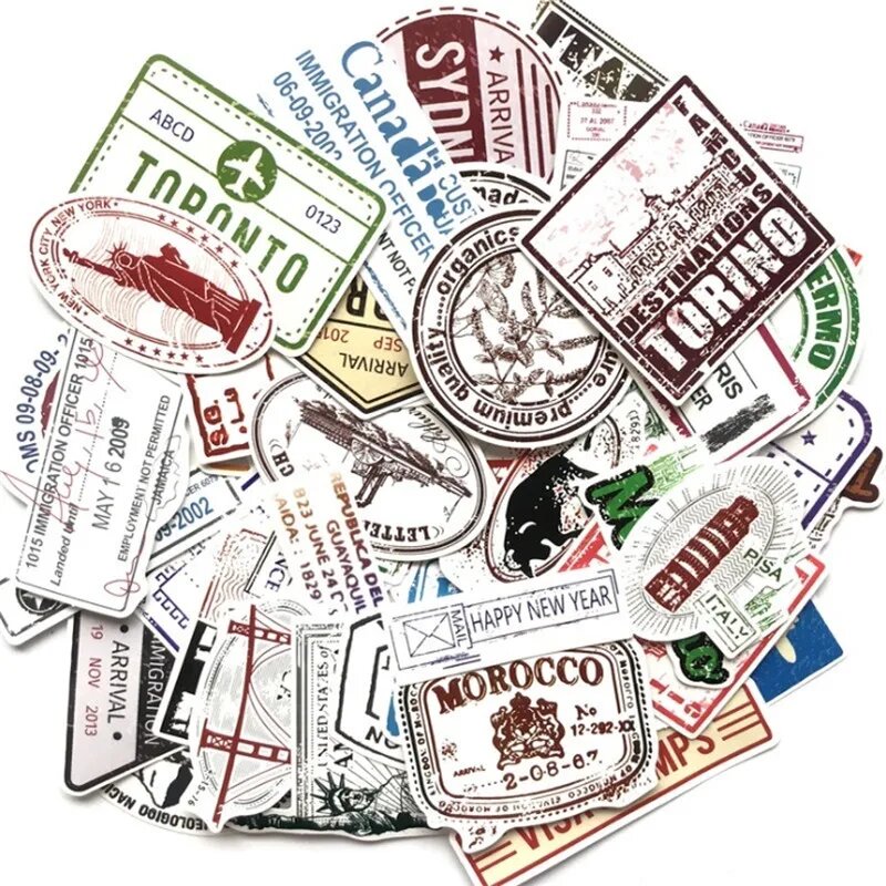 Наклейки граффити, 50PCS, цвет 50PCS