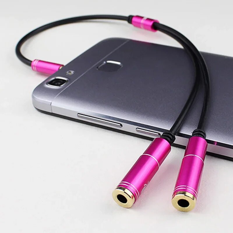 Аудио разветвитель 3,5 мм 1 на 2 Rose