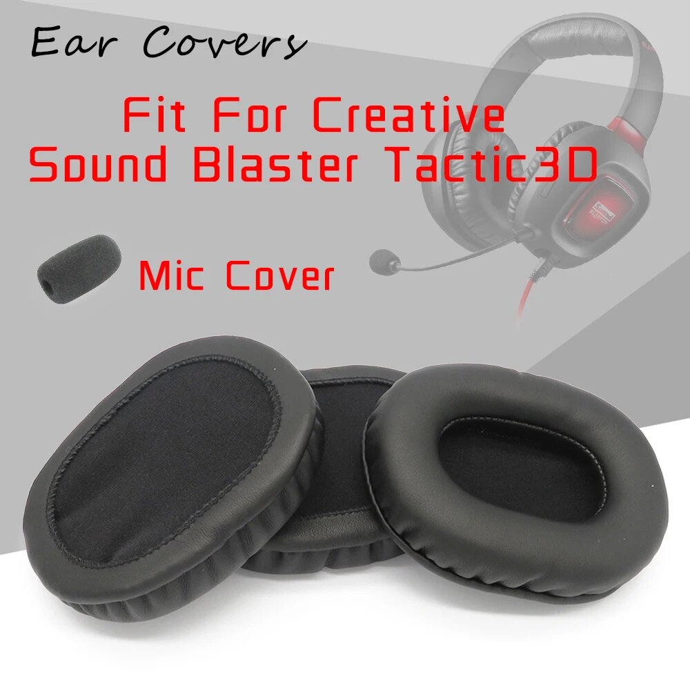 Амбушюры для наушников Creative Sound Blaster Tactic3D, черные Rage USB Headset