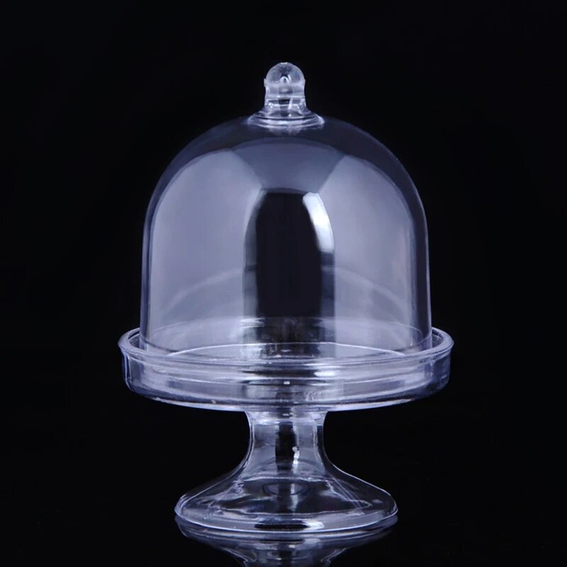 Прозрачный картонный поднос для конфет Transparent7.5x4.5cm