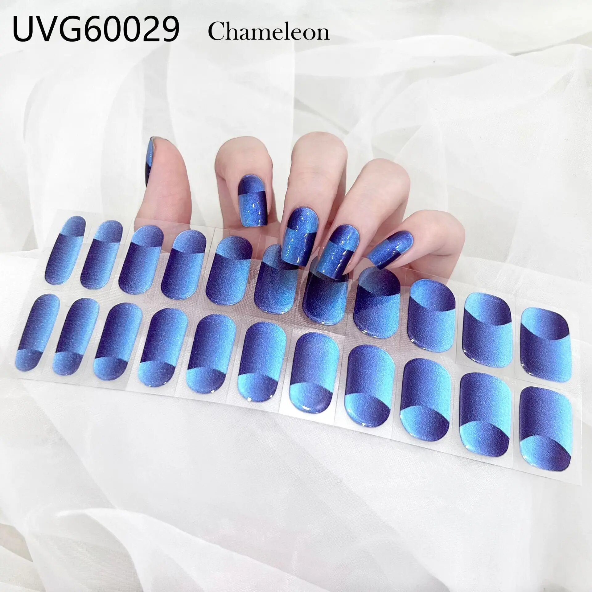 Наклейки на ногти Chameleon UVG60029, 22 шт
