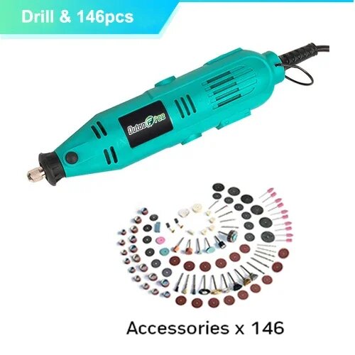 Электродрель Dutoofree TH-109, 130W, Set 1