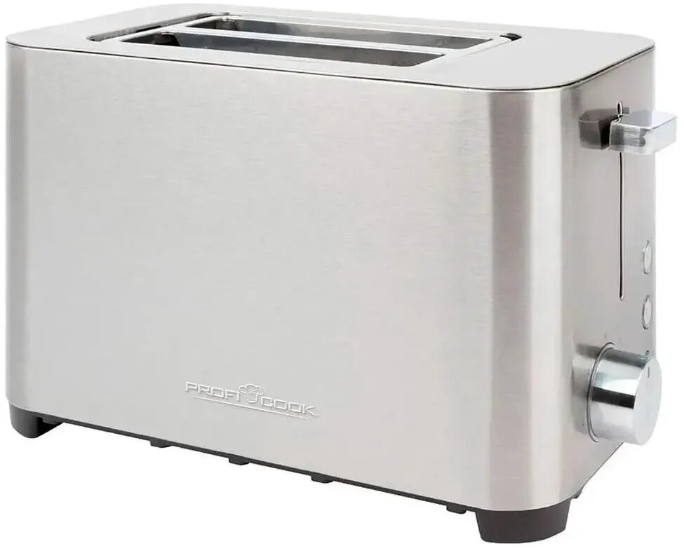 Тостер Profi Cook PC-TA1251, 850 Вт, серебристого цвета, из нержавеющей стали