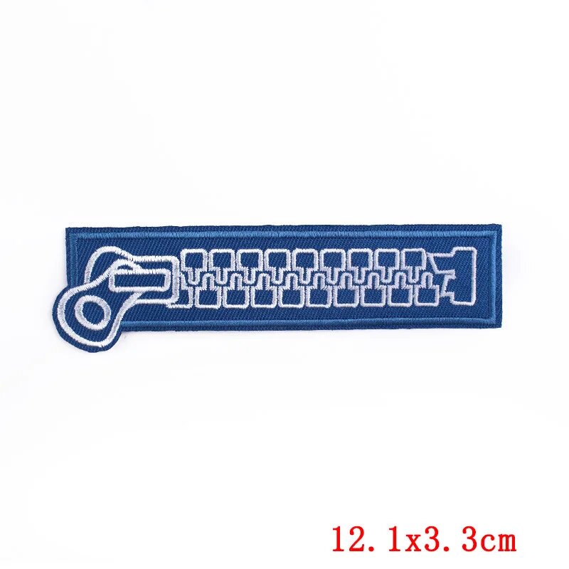 Термоаппликации с вышивкой Scp Темно-синий, PE5698CT-2PCS