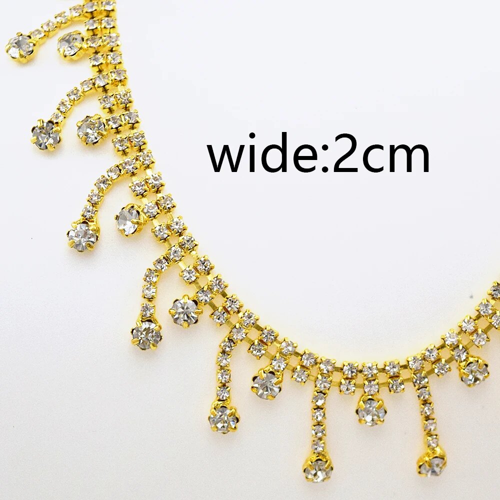 Хрустальная подвеска-кисточка CUIER, Gold, 2см