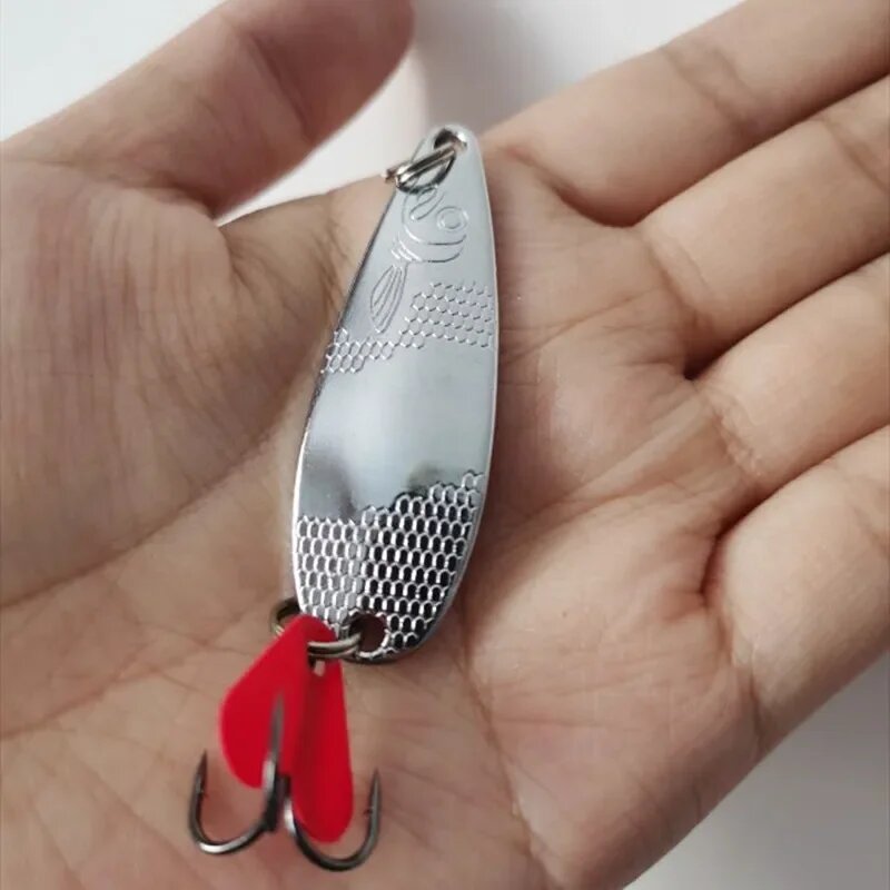 Металлическая блесна для карпа silver