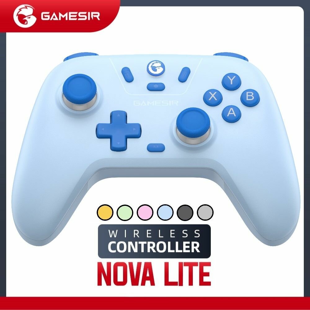 GameSir T4 Nova Lite Беспроводной контроллер Bluetooth Геймпад с эффектом Холла для Nintendo Switch iPhone Android Phone PC