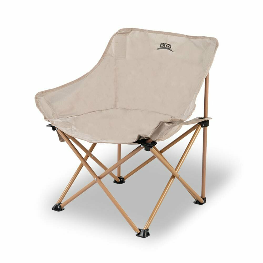 Кресло складное Moon Chair 120 кг BRS Y01 бежевое