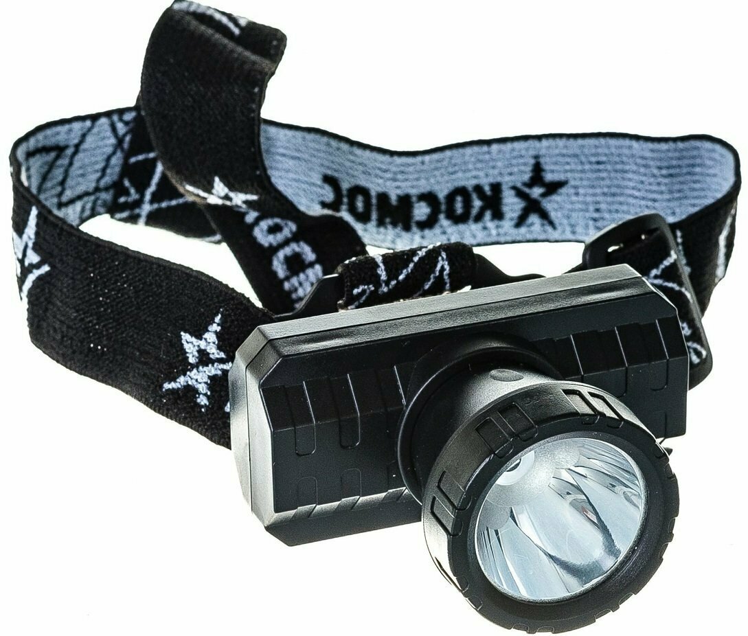 Фонарь аккумуляторный налобный XPE 3Вт литиевый аккум. 0.8А. ч ЗУ Micro USB шнур (в компл.) Космос KocAcHead3W