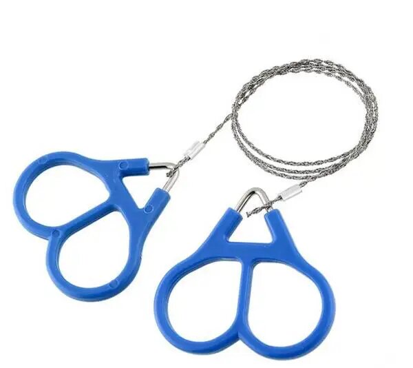 Ручная цепная пила из нержавеющей стали для выживания Синий, blue