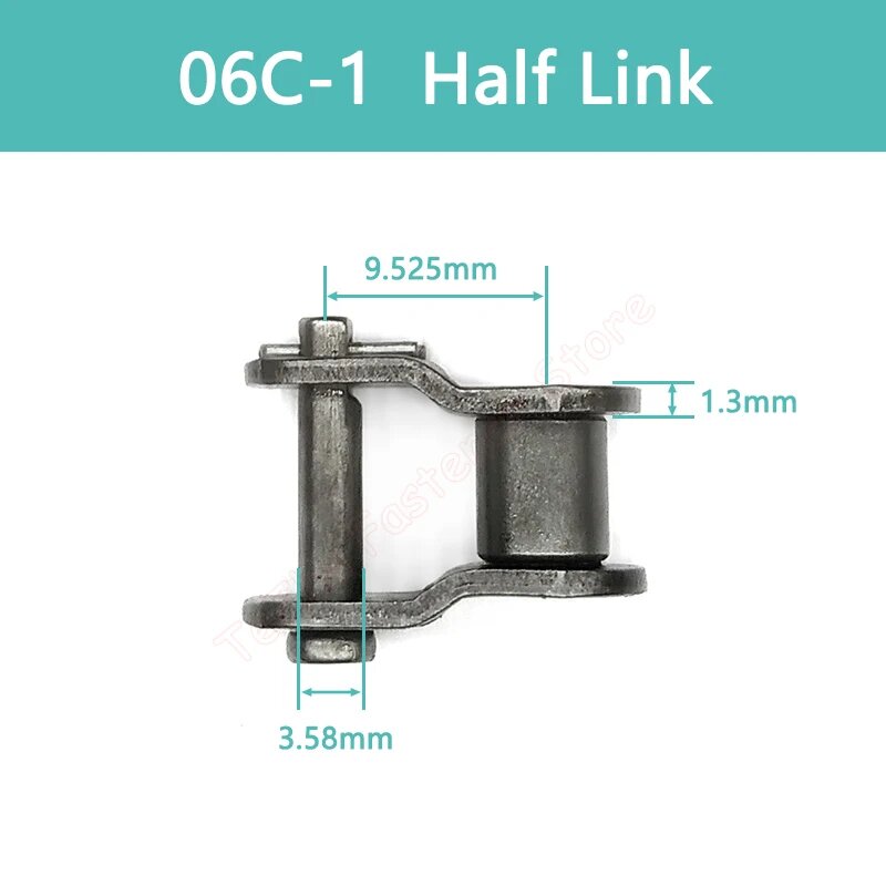 Цепь роликовая 06C-1 Half Link 2шт