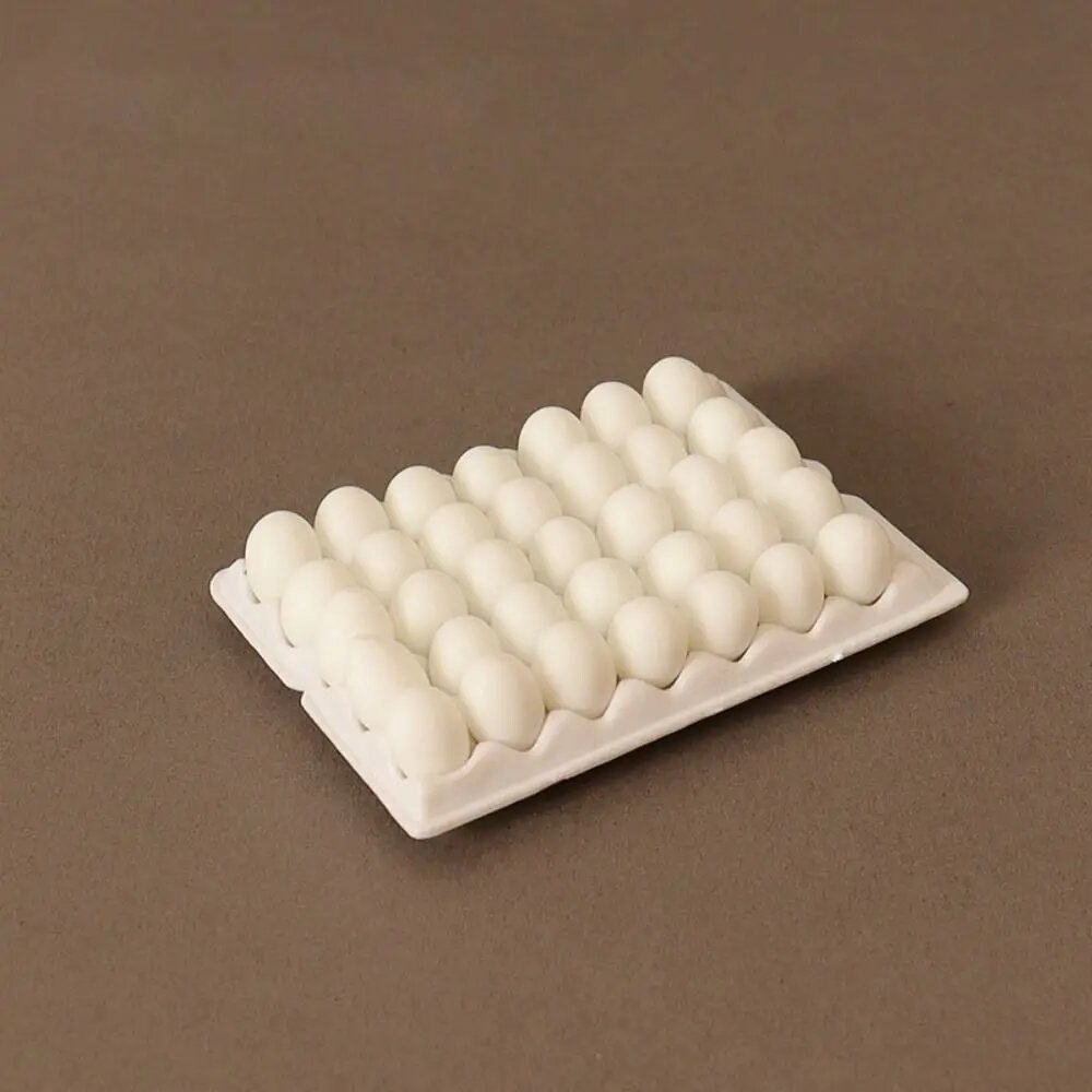 Миниатюрные декоративные яйца SIRENXI Белый, 2
