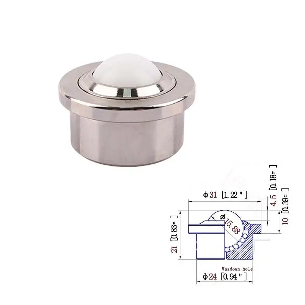 Металлические шариковые ролики для мебели