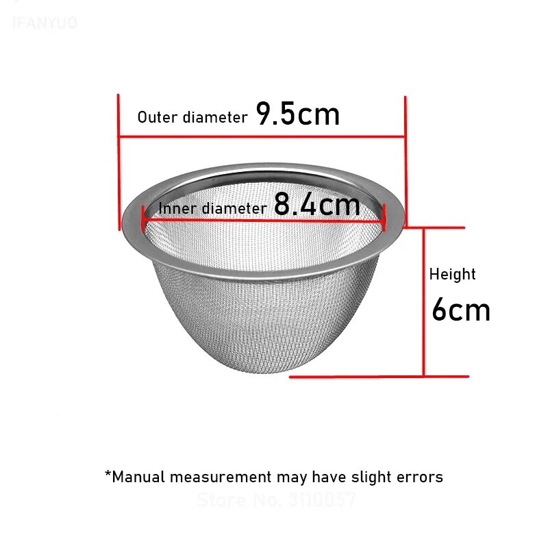 Фильтр для чая из нержавеющей стали 9.5cm