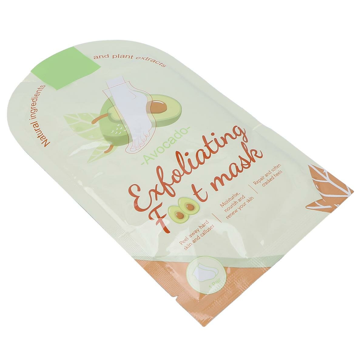 Hao Kan ELAIMEI Маска для пилинга ног, удаление омертвевших клеток кожи, кутина, увлажнение, авокадо