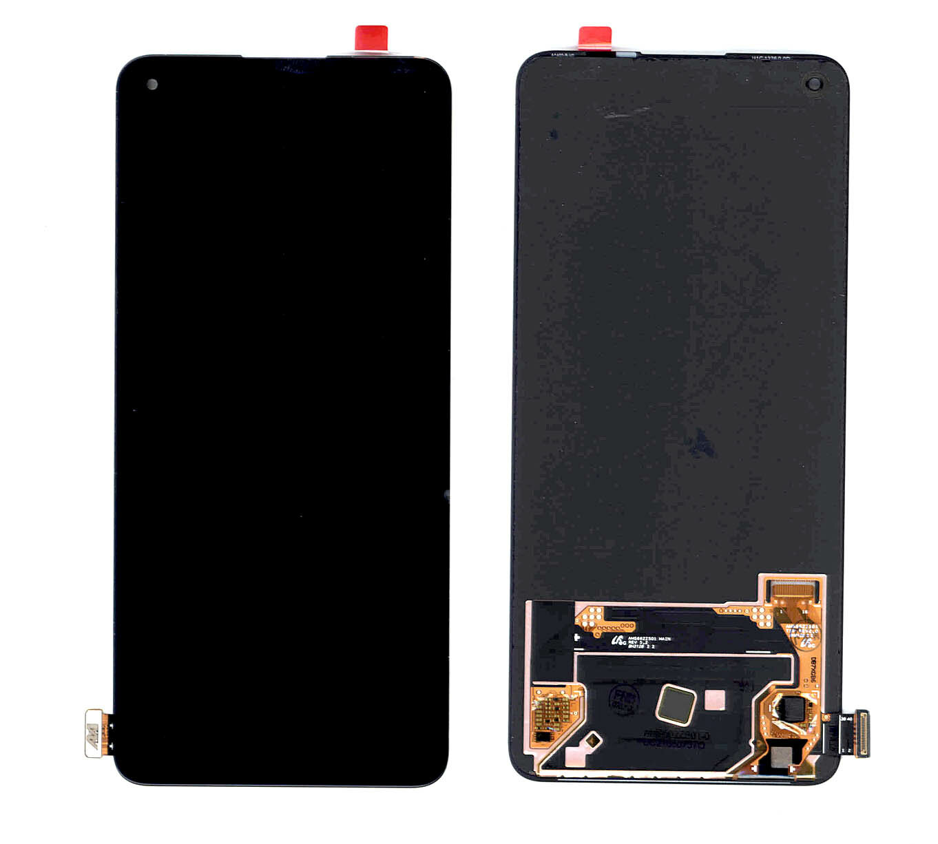 Дисплей для Realme GT Neo 2, OnePlus 9RT в сборе с тачскрином черный