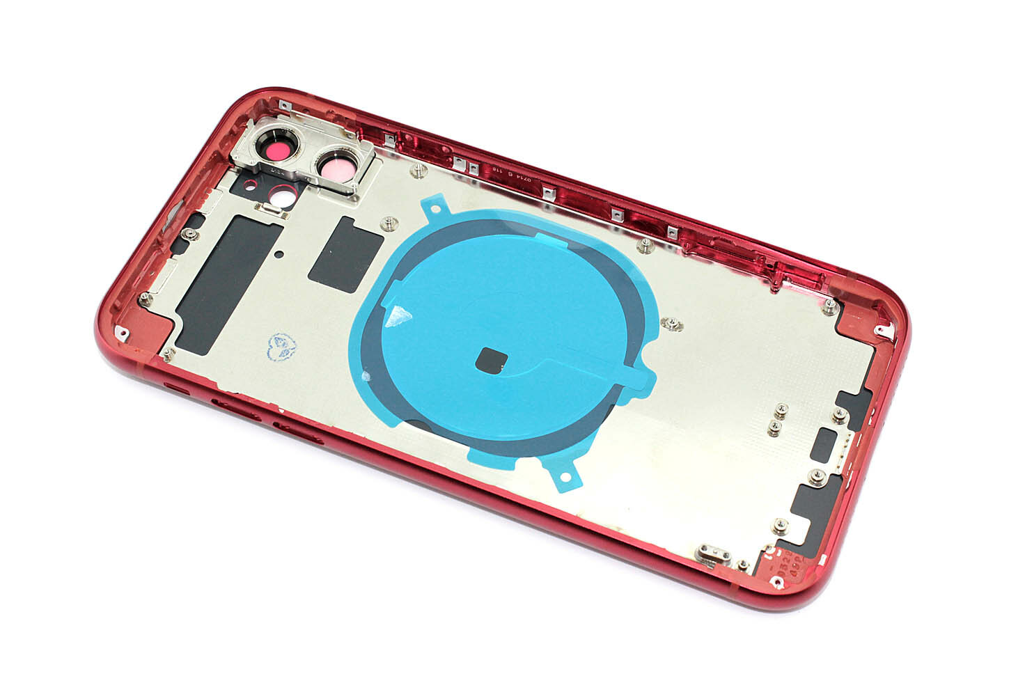 Задняя крышка (корпус) в сборе с рамкой для Apple iPhone 11 красная
