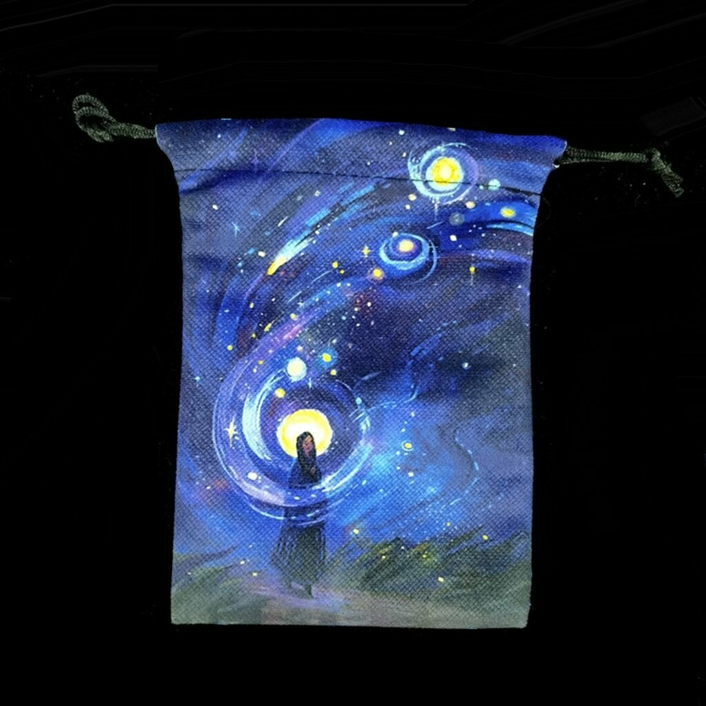 Сумка таро 5 x 7 -дюймовые шнурки для подарка