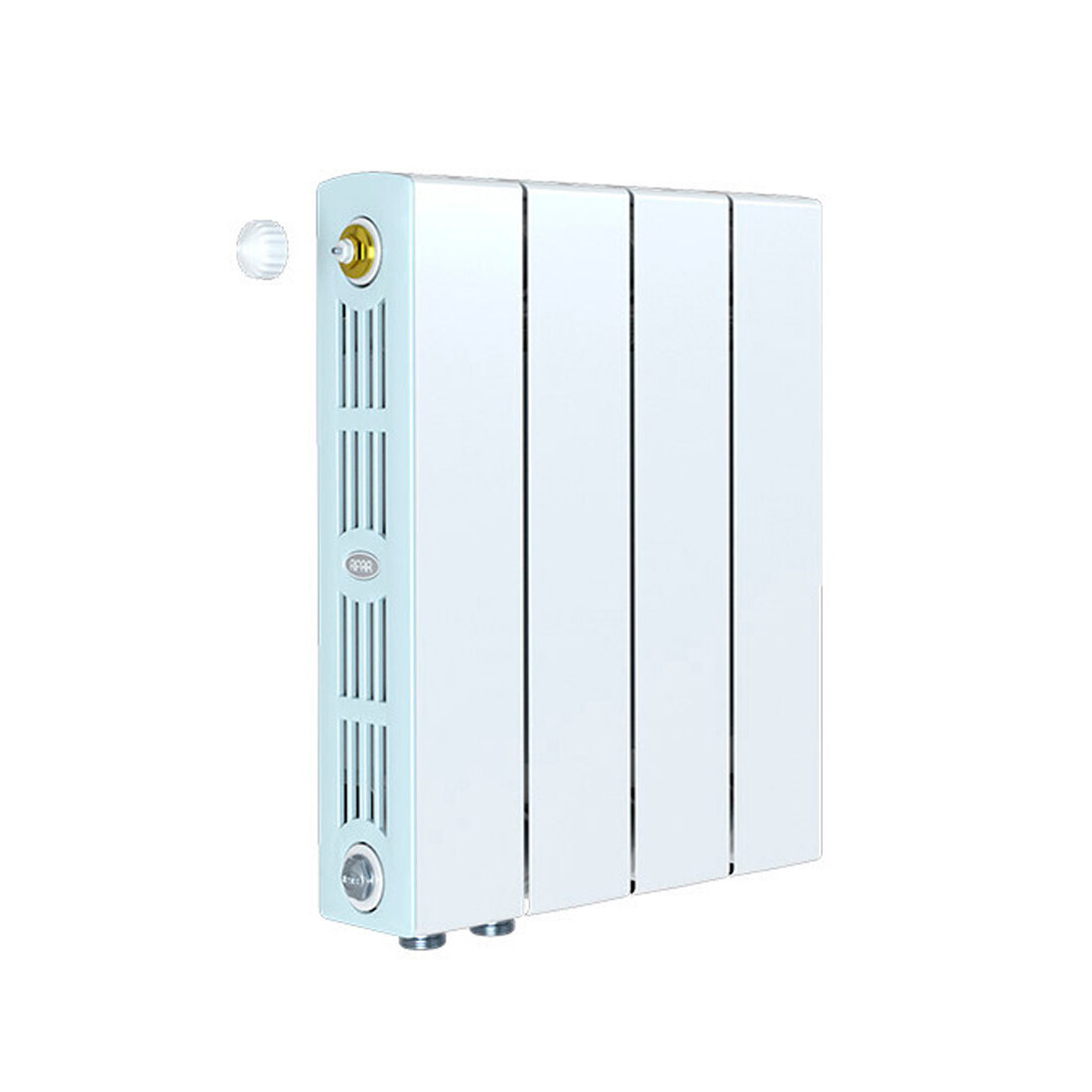 Радиатор Rifar SUPReMO 350 Ventil 4 секции нижнее левое подключение белый