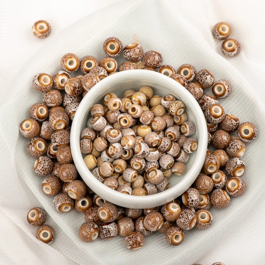 Midofare керамические бусины 6-12 мм 100 шт 6 мм, A404C A507C