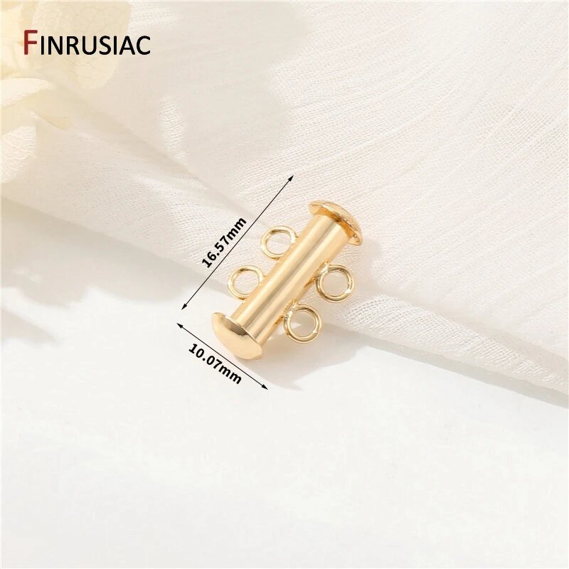 Замки для ювелирных изделий FINRUSIAC, 14K золото, 4 шт.
