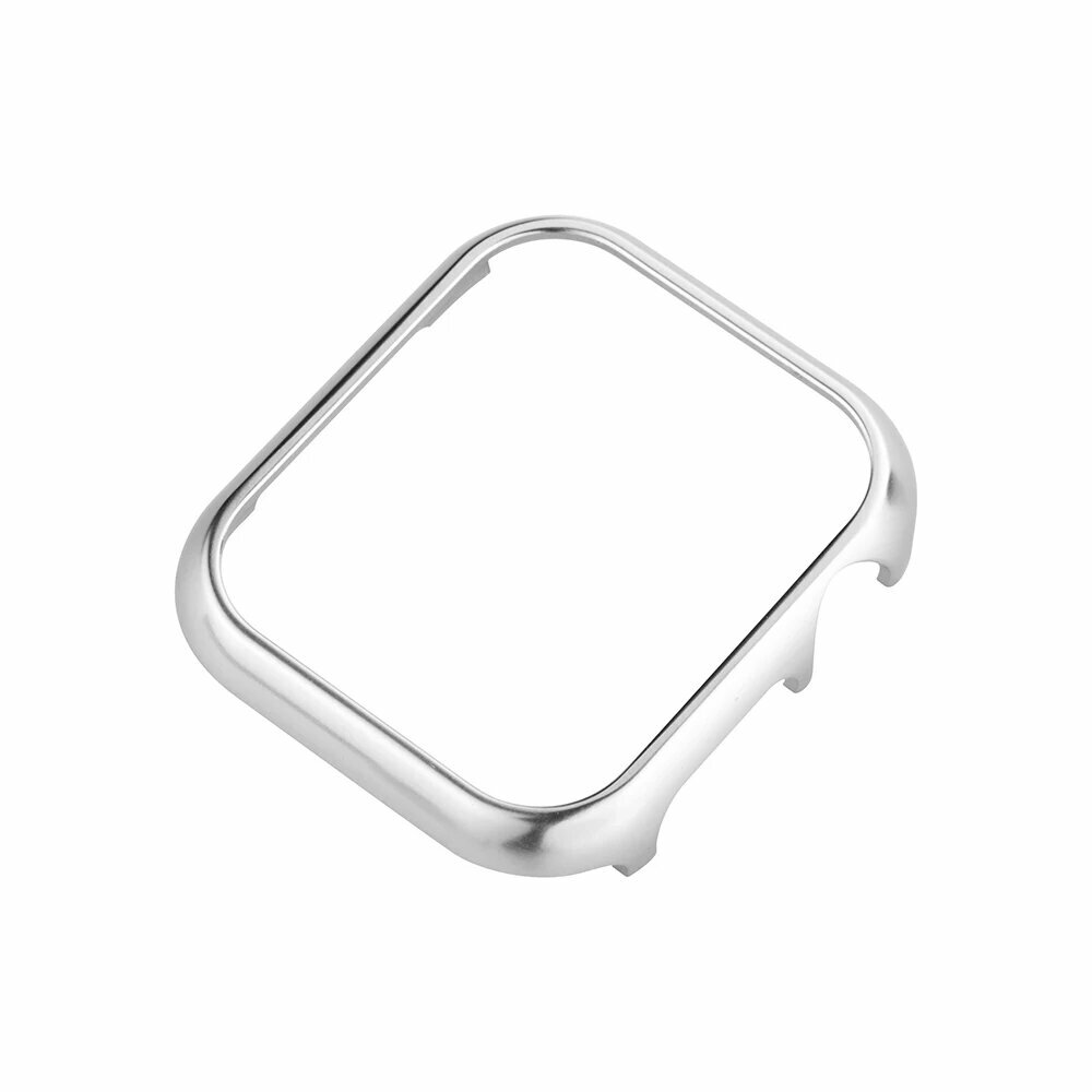 Бампер металлический для Apple Watch iWatch 10 46mm Silver