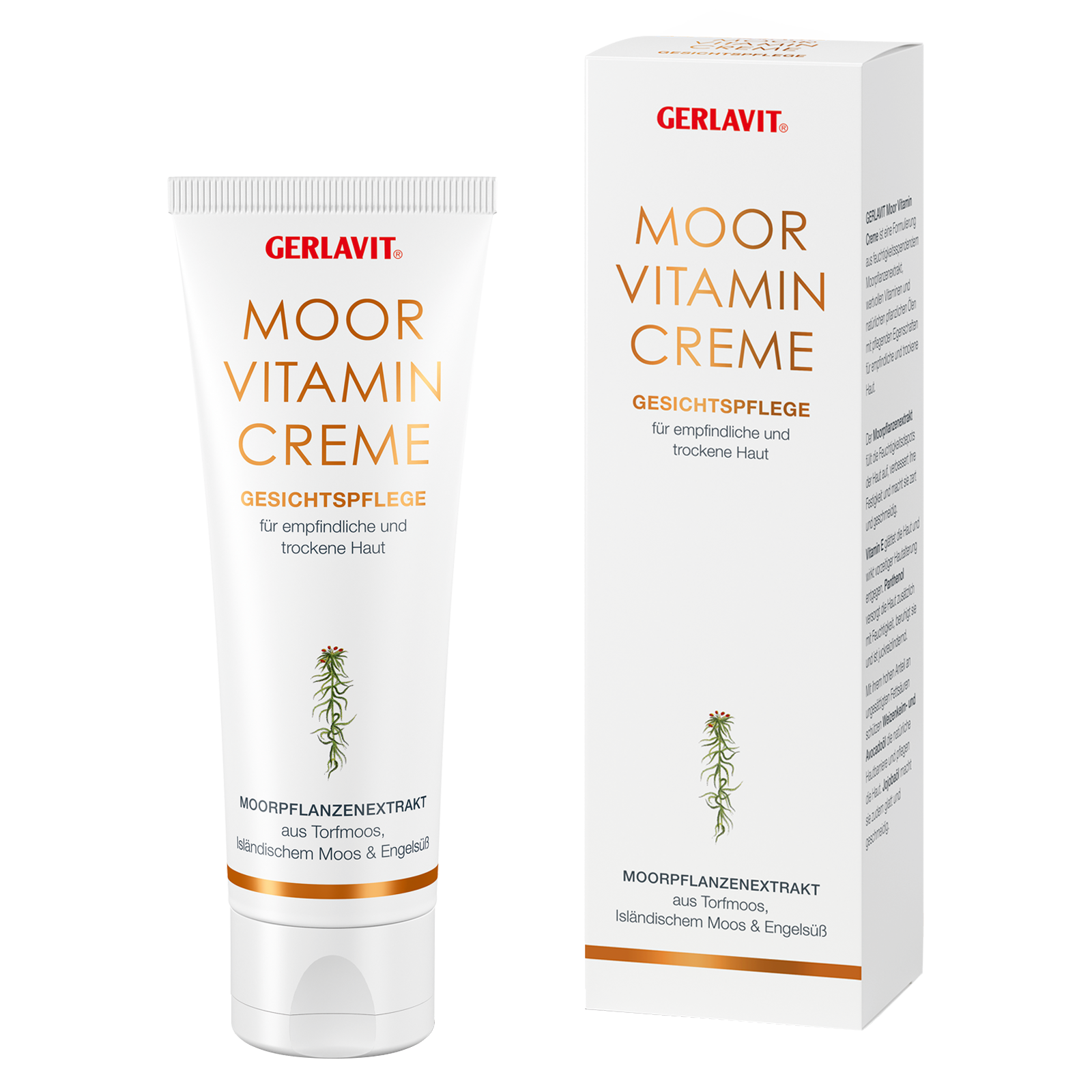 Gehwol Gerlavit Moor-Vitamin-Cream - Витаминный крем для лица Герлавит 75 мл