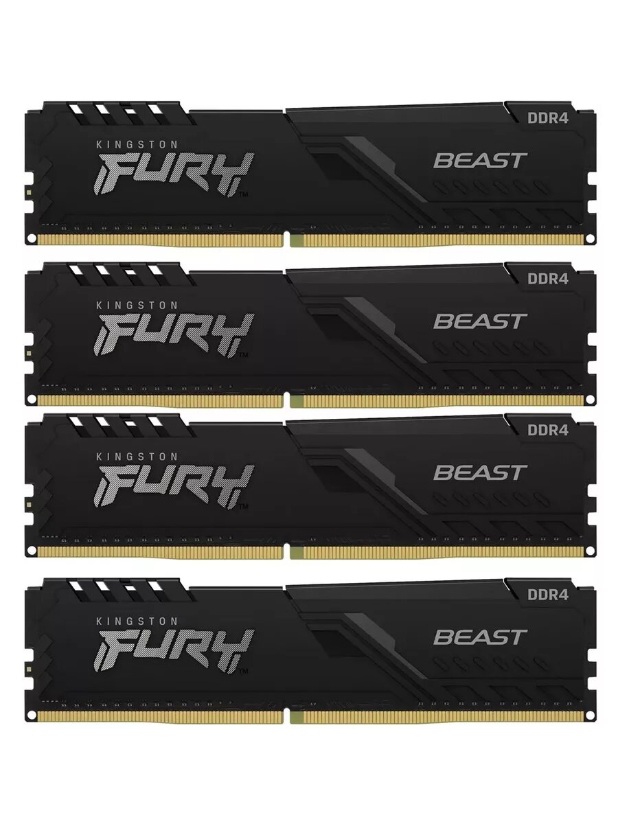 Оперативная память Kingston DDR4 4x8GB 3600MHz KF436C17BBK4/32 DIMM