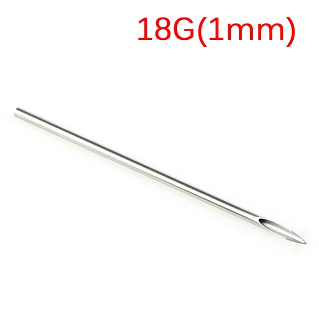 Стерильная игла для пирсинга 18G (1 мм), 20шт