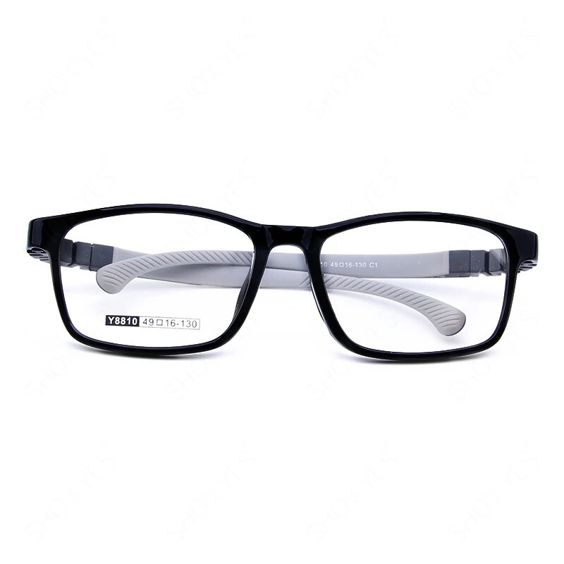 Детские очки SHOWYES C2-Matte Black, квадратные