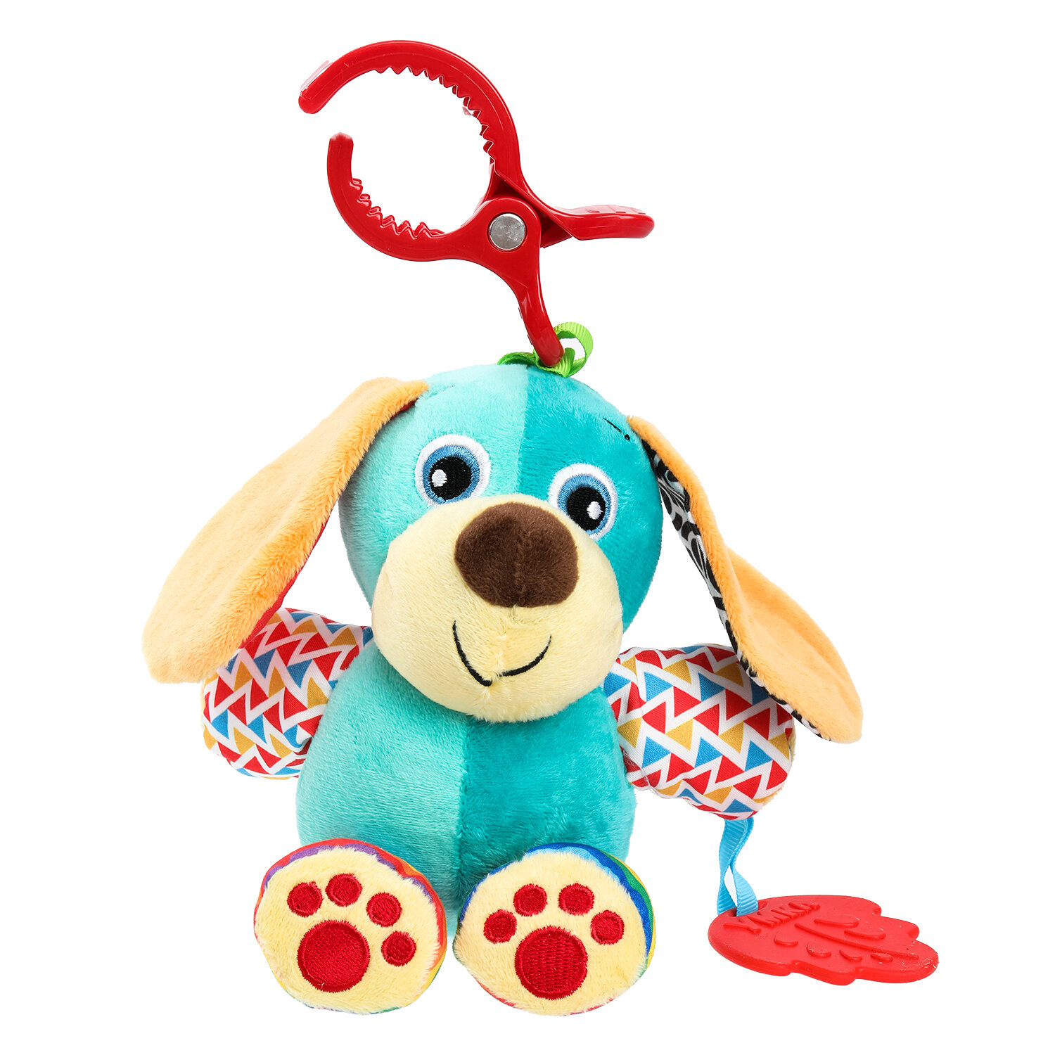 Погремушка для новорожденного 0+, подвеска на коляску с вибрацией Собачка, Умка