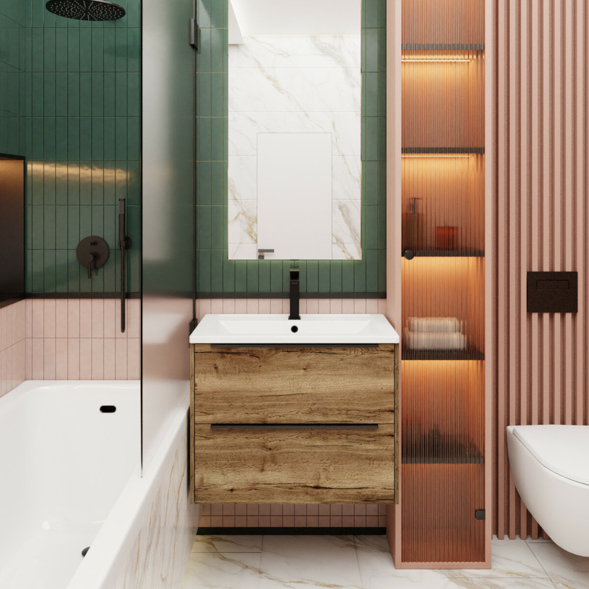 La Fenice Tesoro FNC-01-TES-DGT-100-2 Тумба под раковину