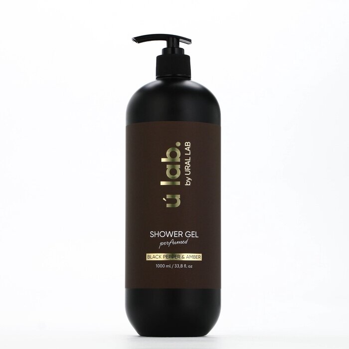 Гель для душа женский, парфюмированный Black pepper, 1000 мл, ULAB