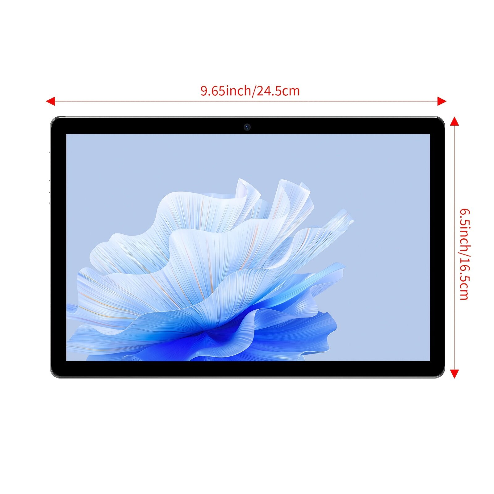 Планшет для Android 14, 10 дюймов, 64 ГБ ПЗУ, расширяемый до 2 ТБ, 4 ГБ ОЗУ, процессор с восемью ядрами, поддержка Wi-Fi, быстрая зарядка, двойная камера (5 МП + 8 МП), LCD дисплей.