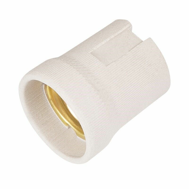 Патрон керамический E27 с этикеткой REXANT