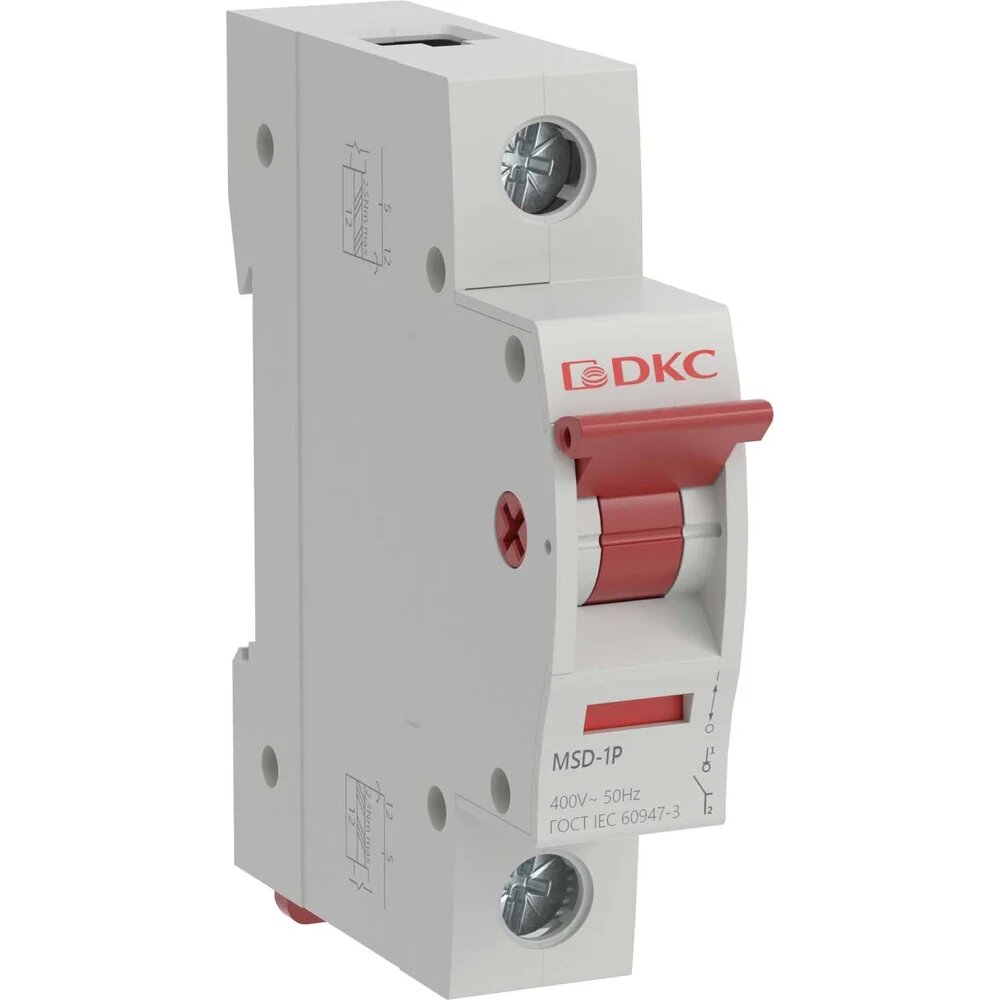 DKC Выключатель нагрузки модульный yon msd 1p 40a MSD-1P40