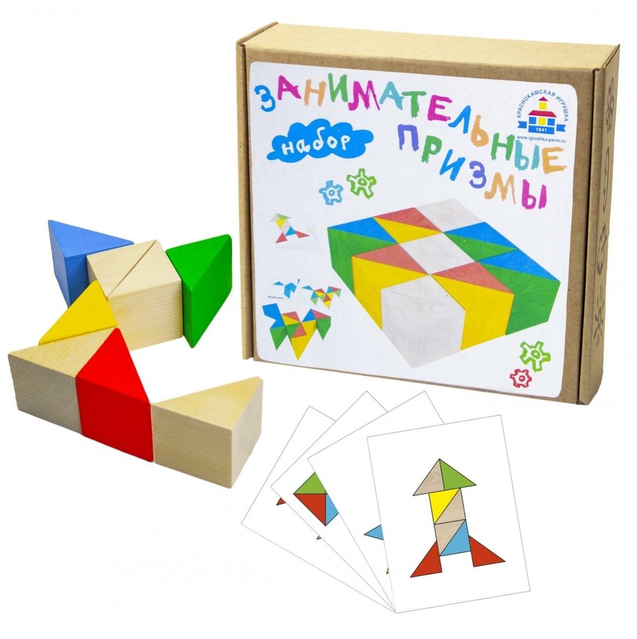 Обучающий набор краснокамская игрушка Занимательные призмы Н-84