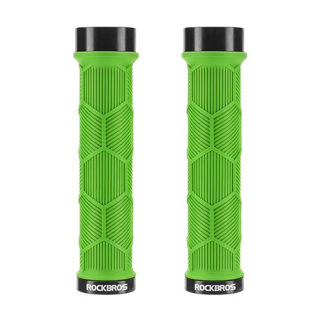 ROCKBROS MTB рулевые рукоятки из пластика и алюминия Зеленый, 2023-14A5