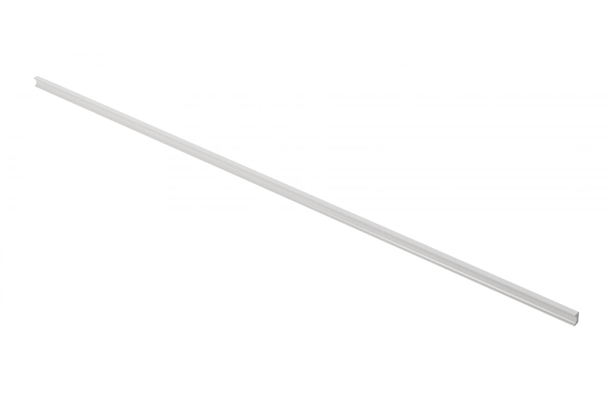 Ручка мебельная алюминиевая GTV GROOVE L-1200 мм, белый матовый