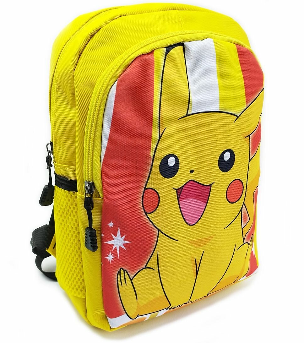 Рюкзак детский Pikachu, цвет - желтый / Дошкольный рюкзачок для мальчика и девочки Пикачу