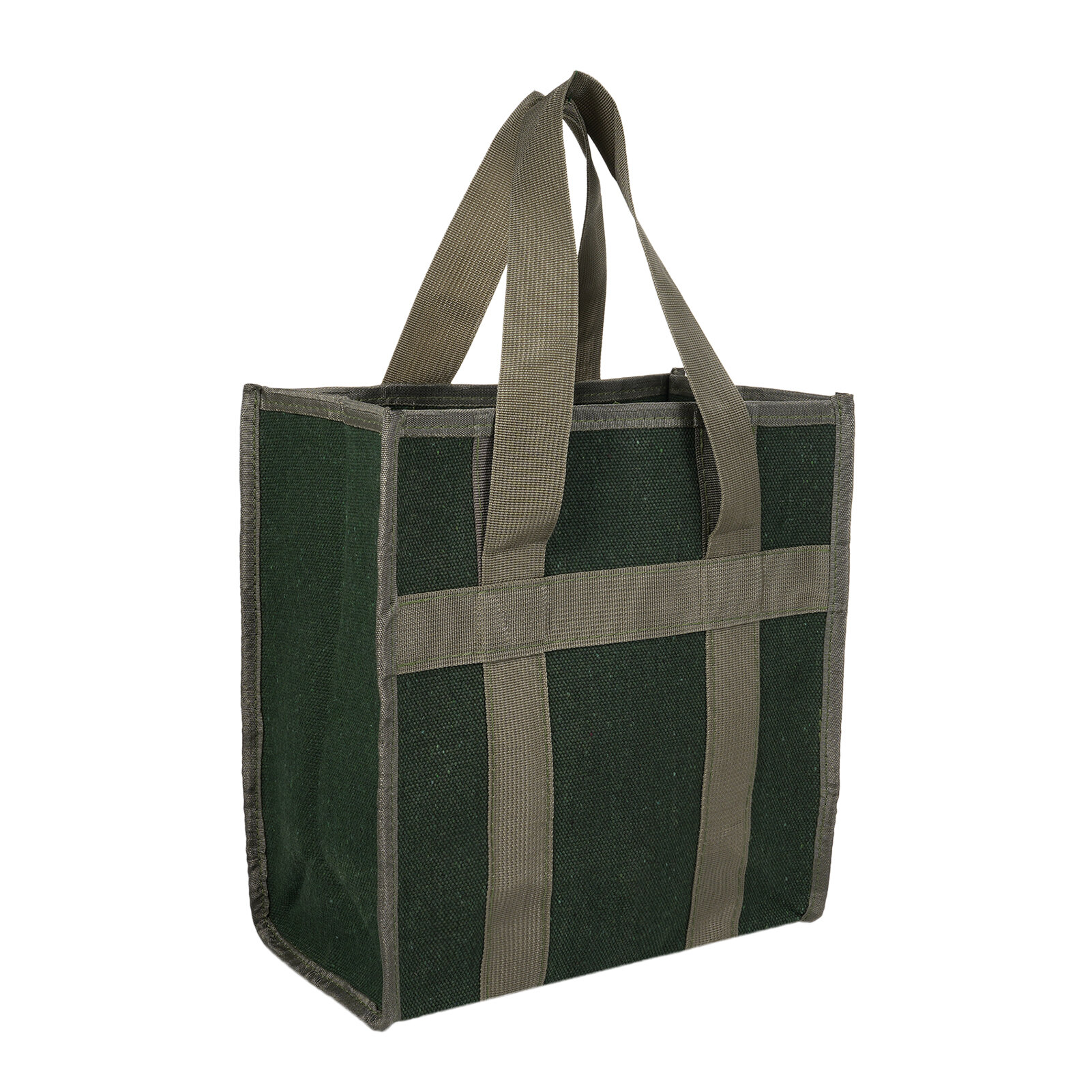 Большая утолщенная износостойкая сумка для хранения инструментов, многофункциональная, портативная, из брезента, зеленая, 084-6