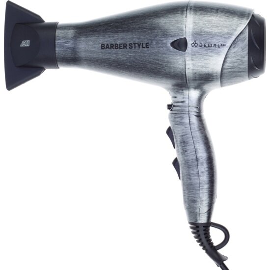Фен Dewal Professional Dewal Barber Style 03-120 Steel, серебристый