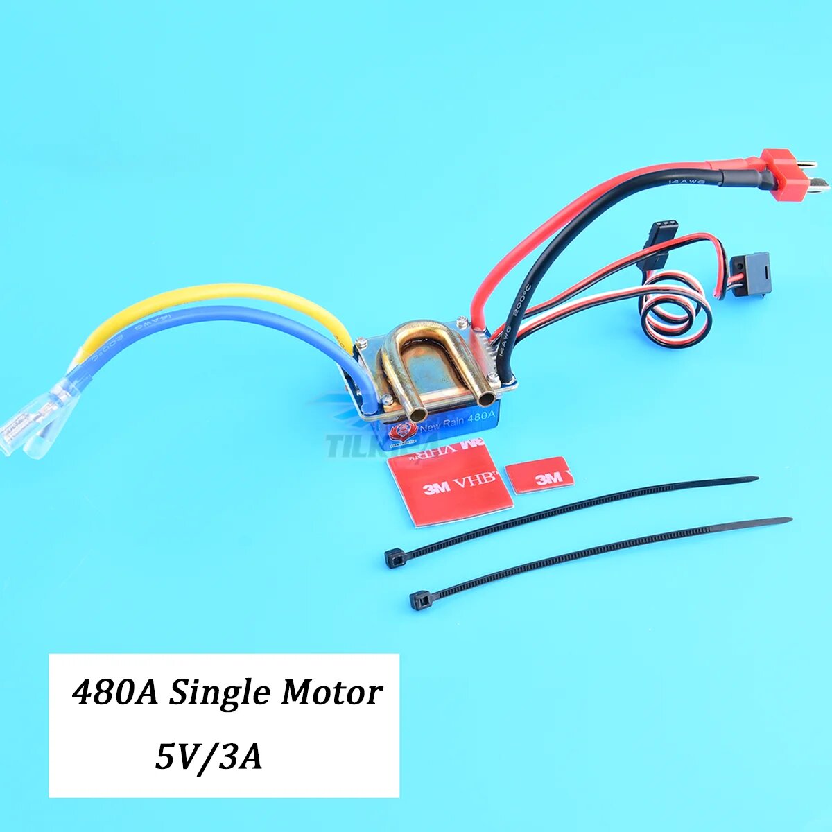 480A ESC с водяным охлаждением для RC автомобиля/лодки