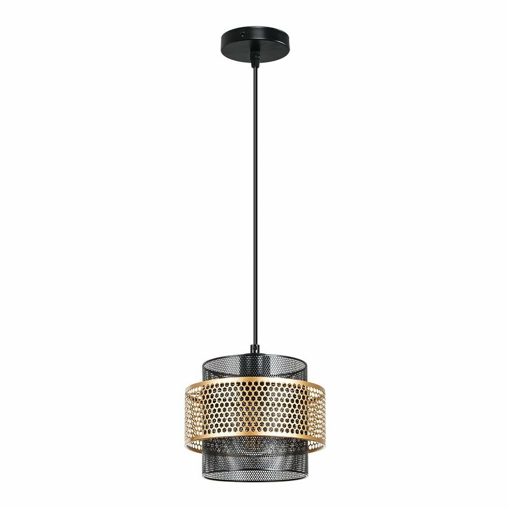 Подвесной светильник Arte Lamp Grid W200x200xH160 мм E27, цвет черный, арт. A7069SP-1BK
