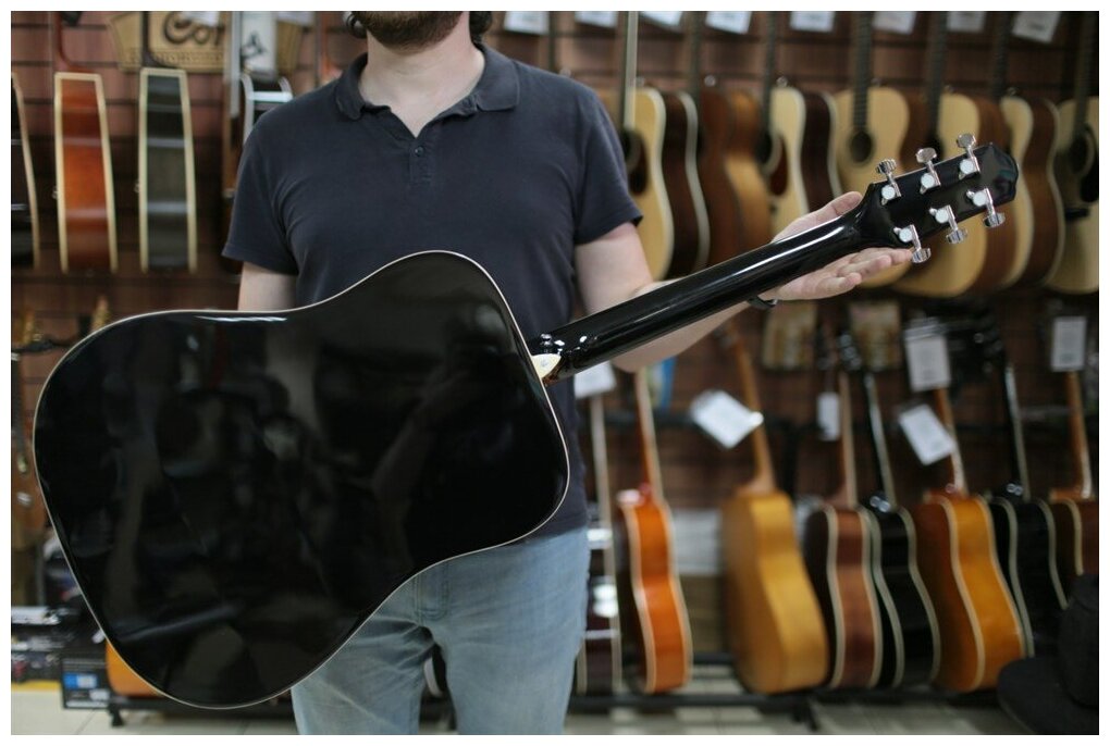 DG220BK Акустическая гитара Naranda — фото 1