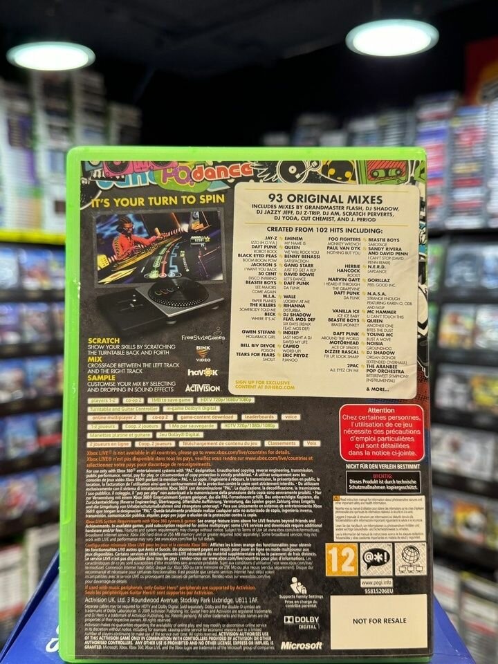 Игра Dj Hero (Xbox 360) (Disk Only) (Box) — фото 1