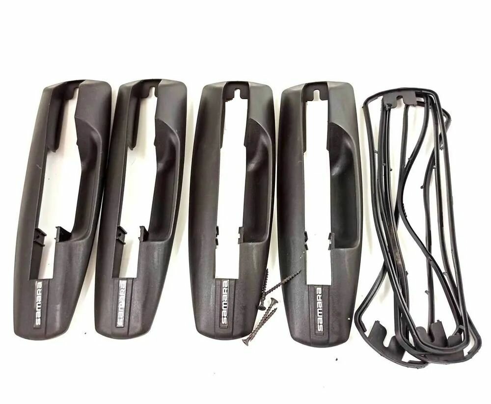 Накладки под ручку двери samara ВАЗ 2108-21099,2113-2115 черные