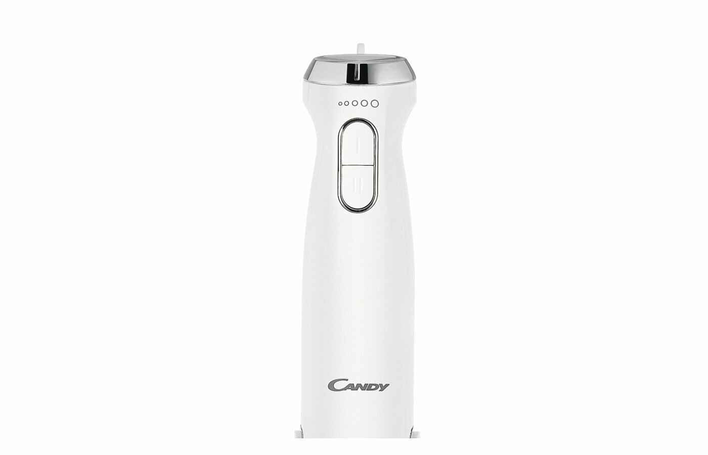Погружной блендер CANDY "CB-100", белый, 1000W, 4 скорости, 5 насадок, пластиковый корпус — фото 1